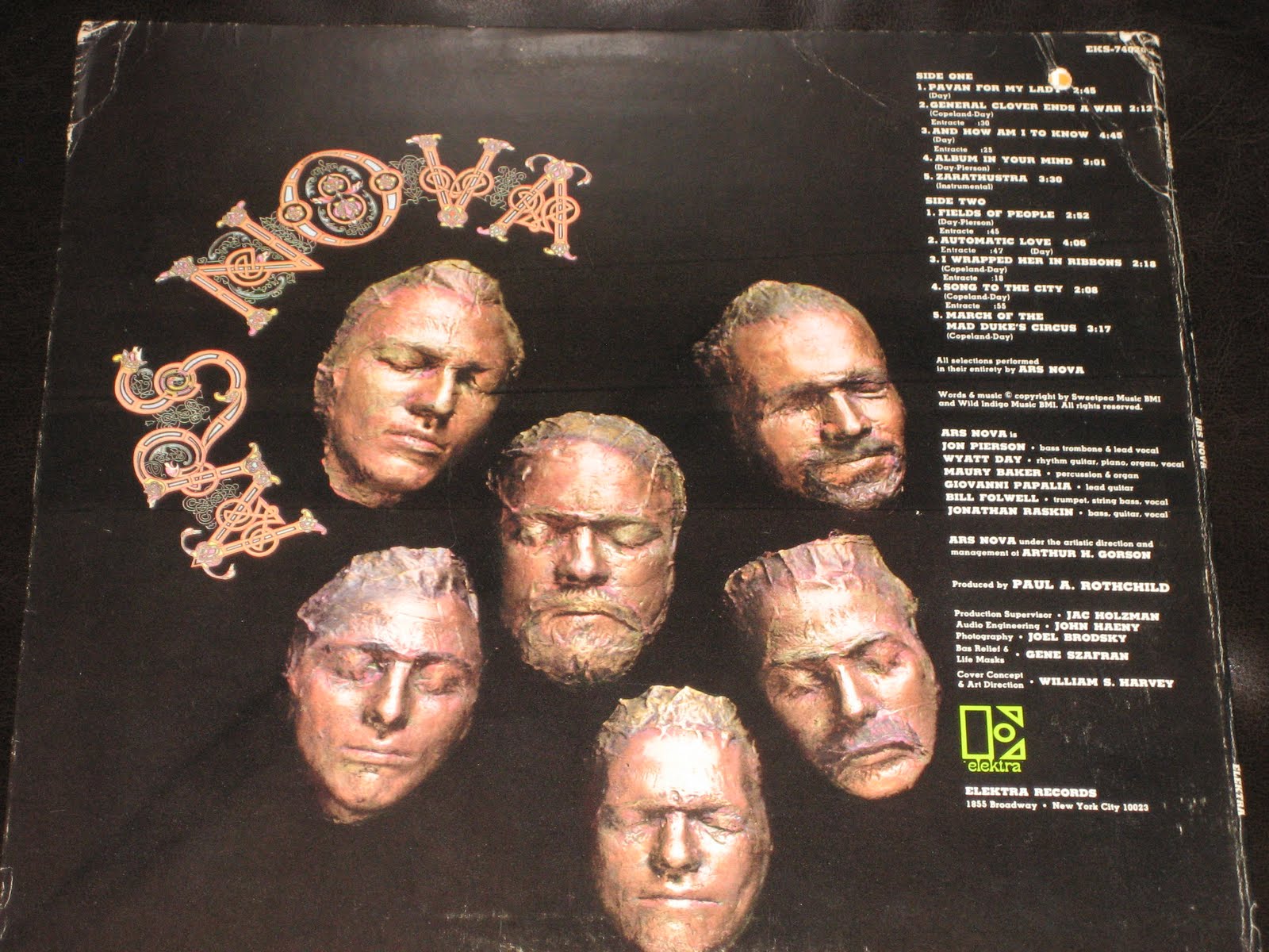 VILLI VOI: Ars Nova - Ars Nova (1968 Elektra)